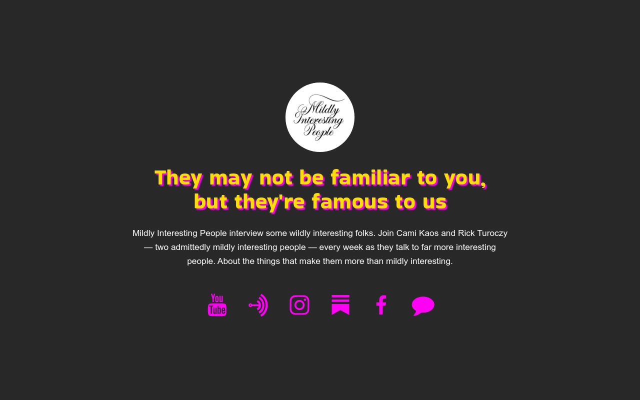 Mildly Interesting People